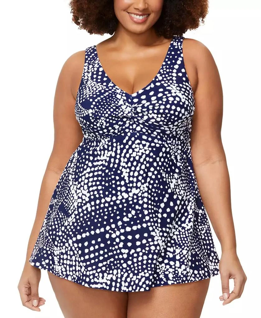 Raisins Curve Trendy Plus Size Lucia Swim Dress - Swimwear - BeyondStyle