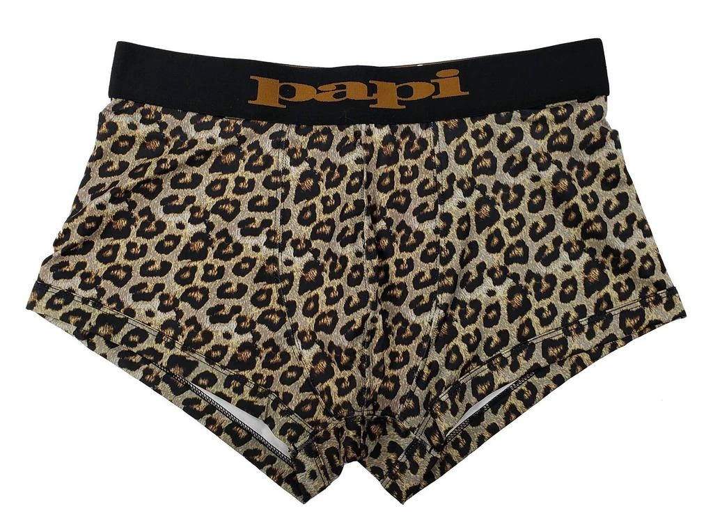 Papi Men's Animal Instinct Brazilian Trunk In Gold - Underwear - Free ...