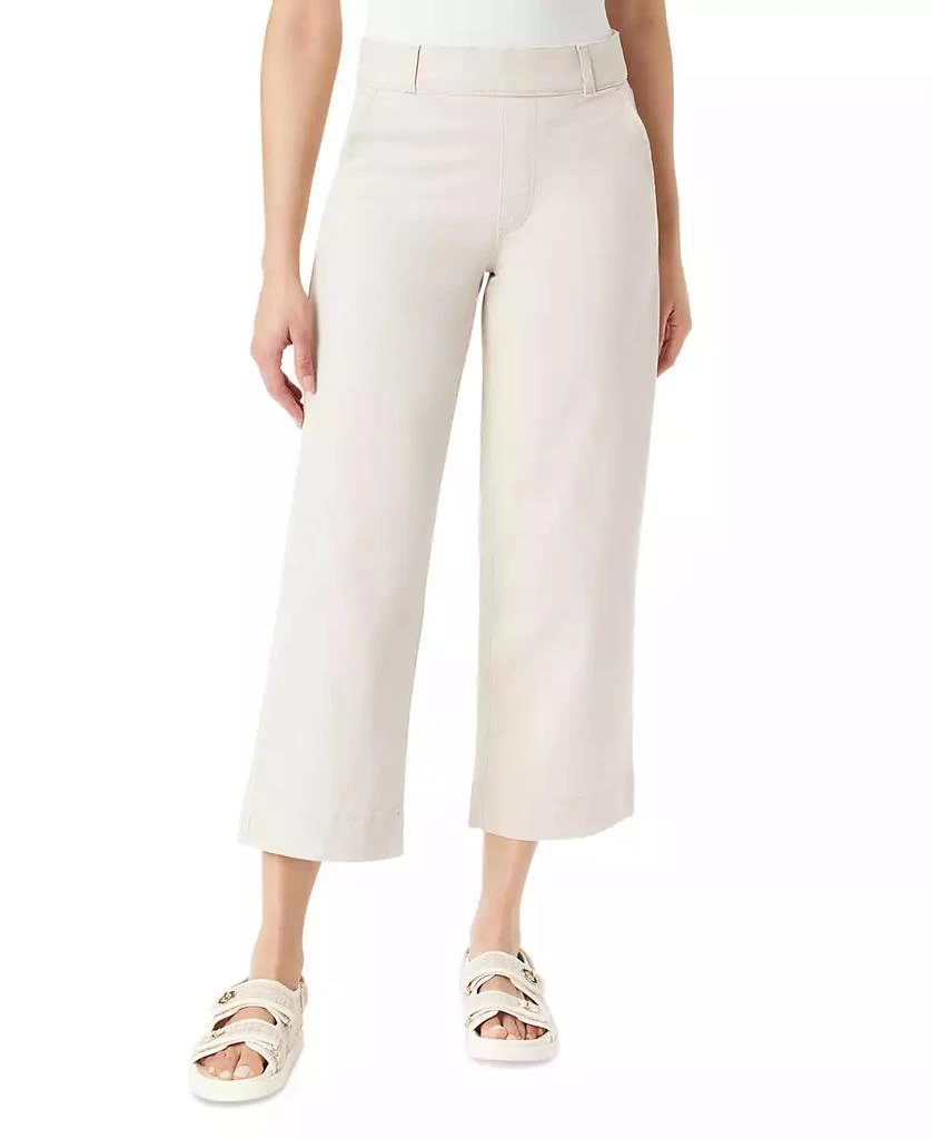 Gloria Vanderbilt Petite Amanda Shape Effect Wide-Leg Crop Jeans ...