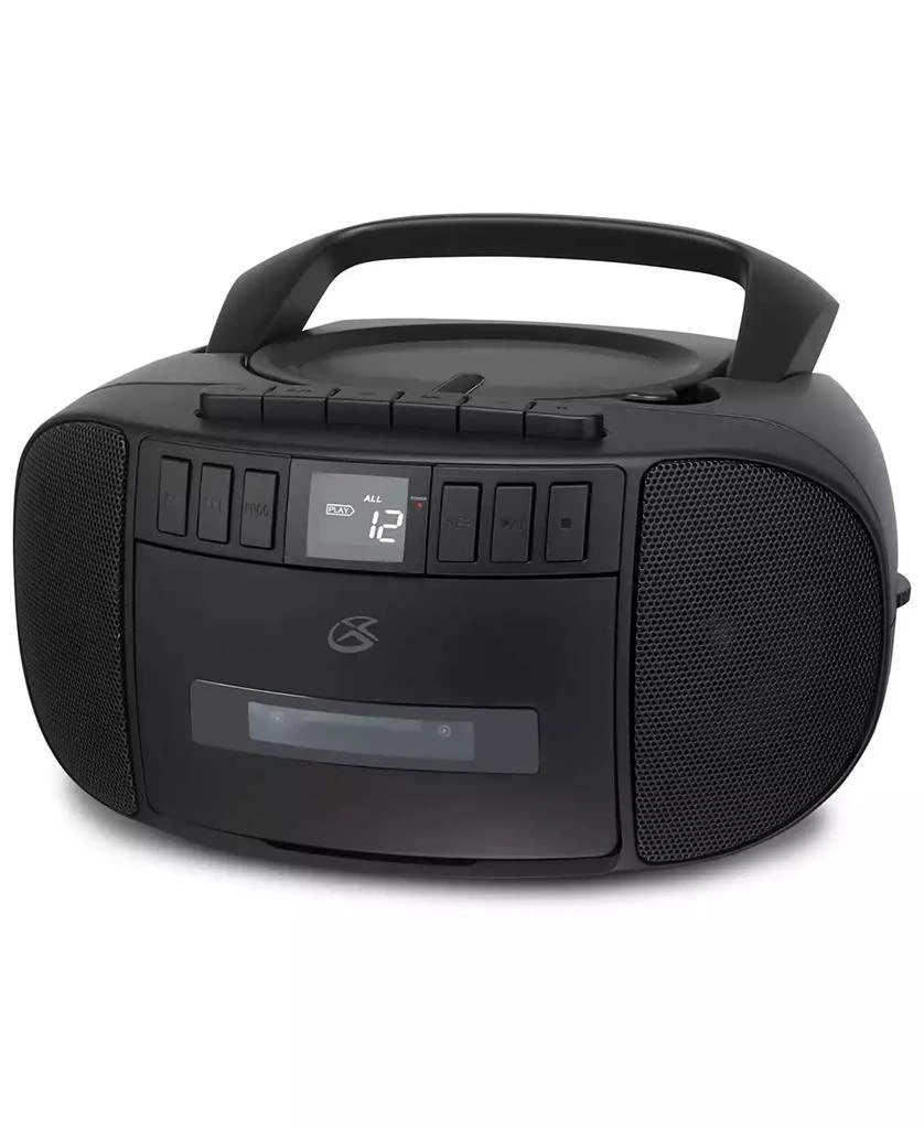 GPX CD Cassette AM or FM Radio Boom box, BCA209B - Free Shipping ...