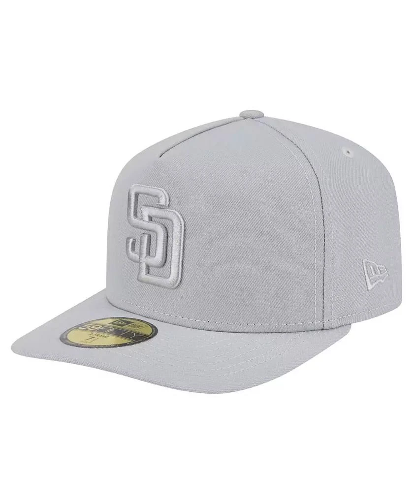 New Era Men's Gray San Diego Padres Colorpack 59FIFTY Fitted Hat - Hats ...