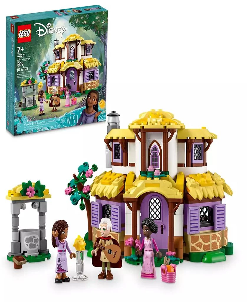 LEGO® Disney Wish- Asha's Cottage Princess Building Toy Set 43231, 509 ...