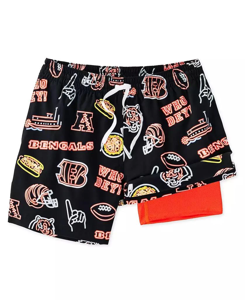 Chubbies Men's 5.5" Black Cincinnati Bengals The Neon Lined Classic ...