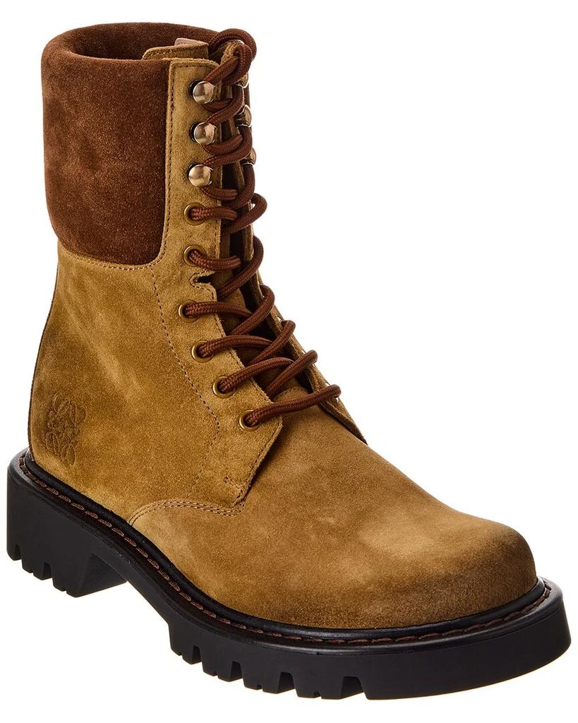 Loewe Sierra Suede Combat Boot - Boots - Free Shipping - BeyondStyle