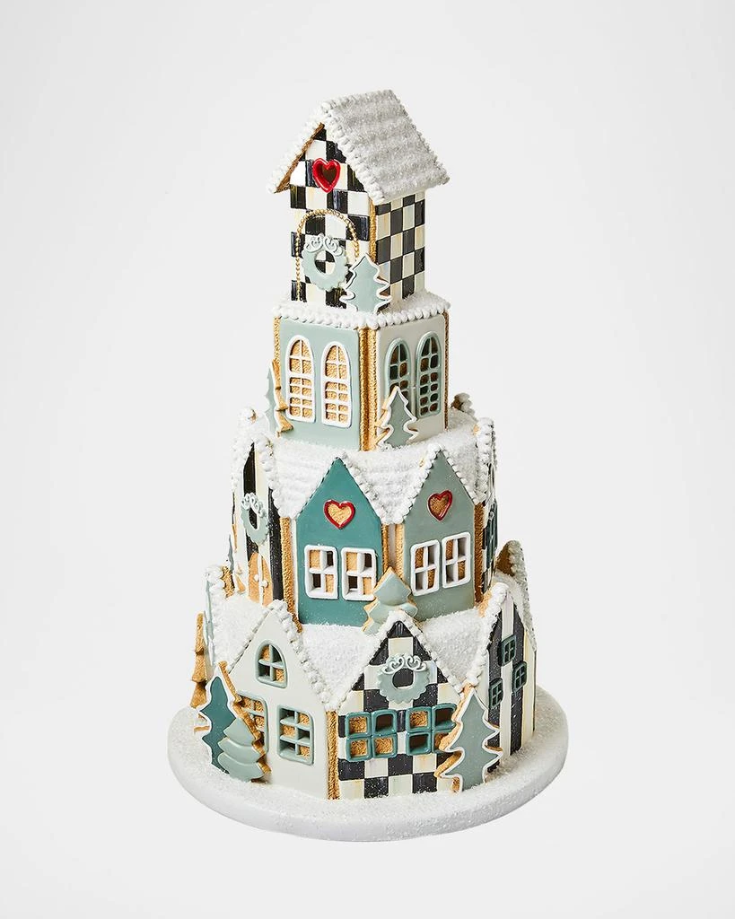 MacKenzie-Childs Illuminated Farmhouse Gingerbread Village - Free ...