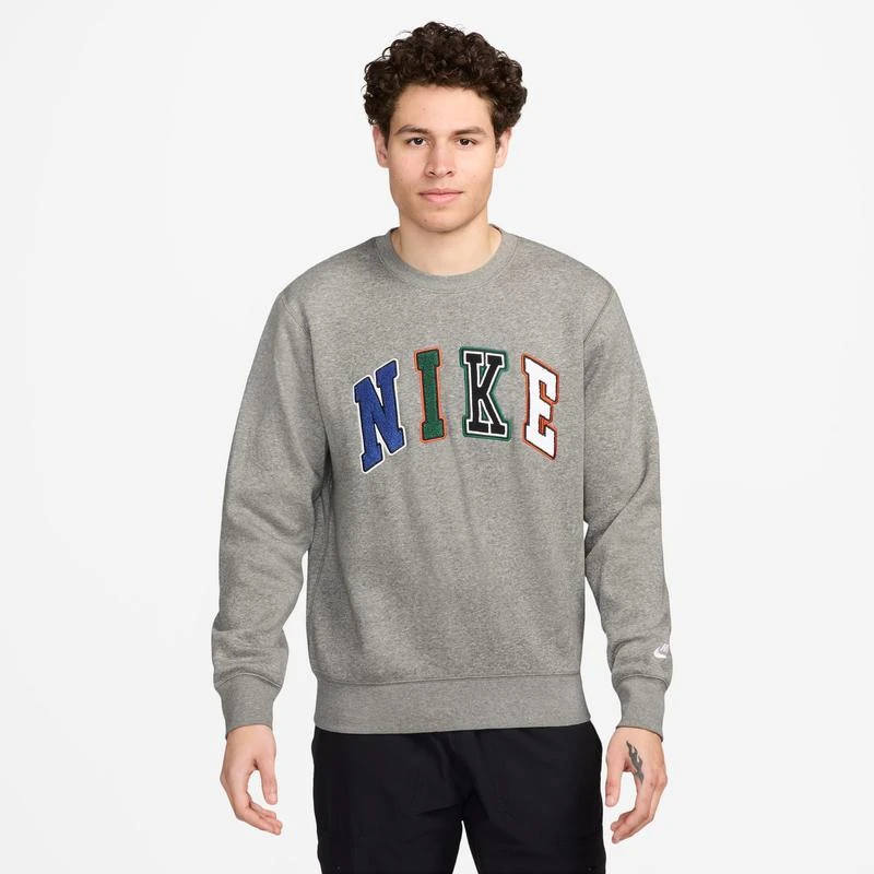 NIKE Nike Club BB Crew Letters - Men's - Hoodies - BeyondStyle