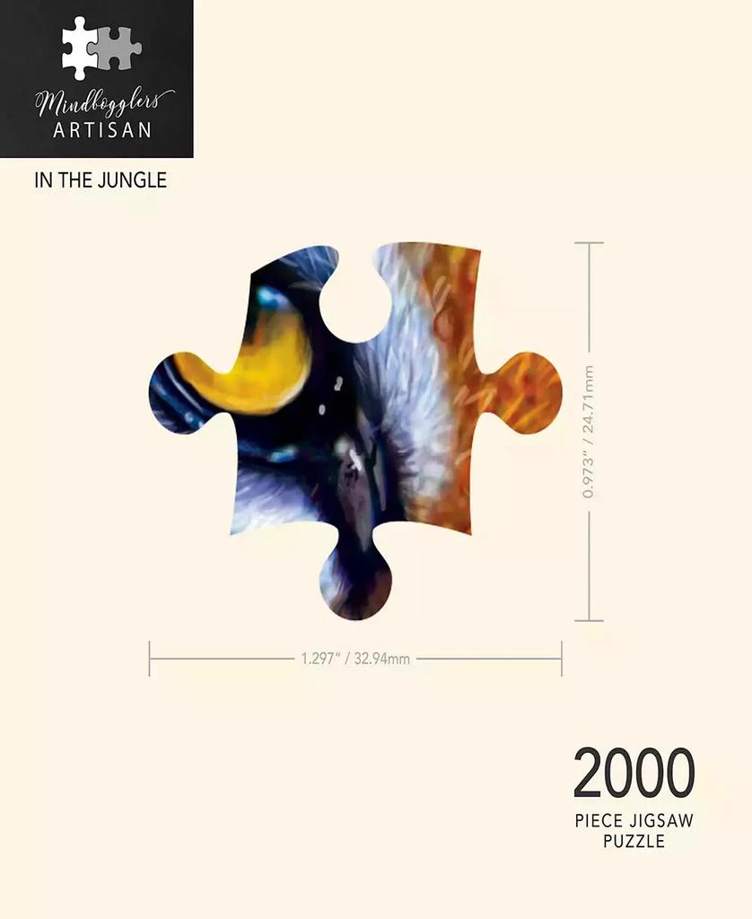 Mindbogglers Artisan 2000-Piece in The Jungle, Deluxe Jigsaws For ...