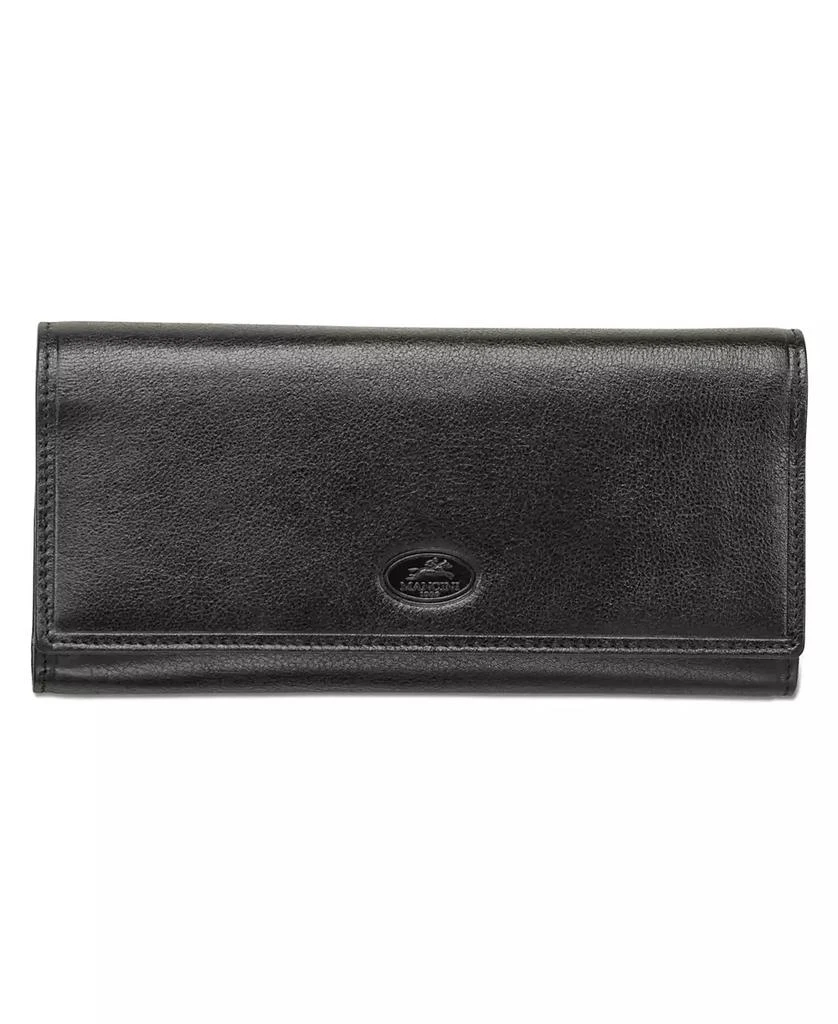 Mancini Leather Goods Equestrian-2 Collection RFID Secure Trifold ...