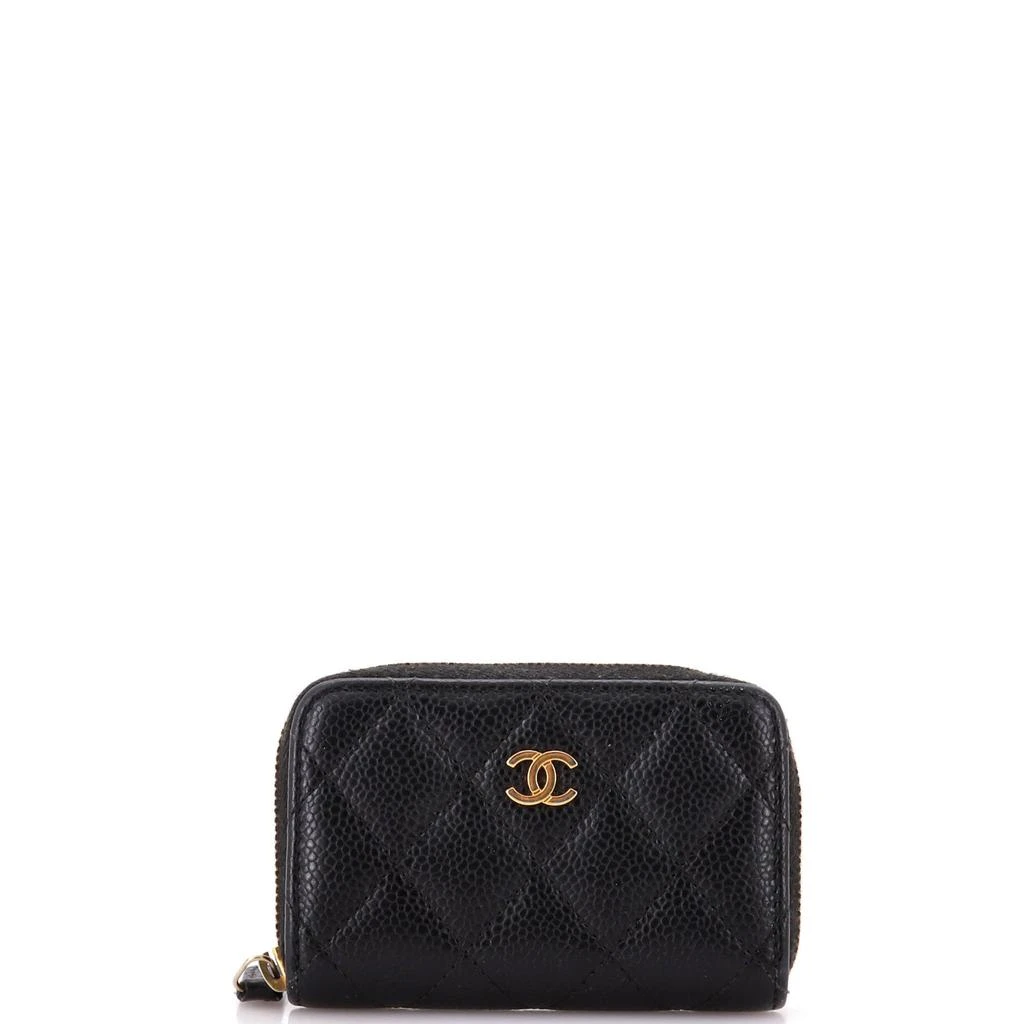 Chanel CC Zip Coin Purse Quilted Caviar Small - Bags - Free Shipping ...
