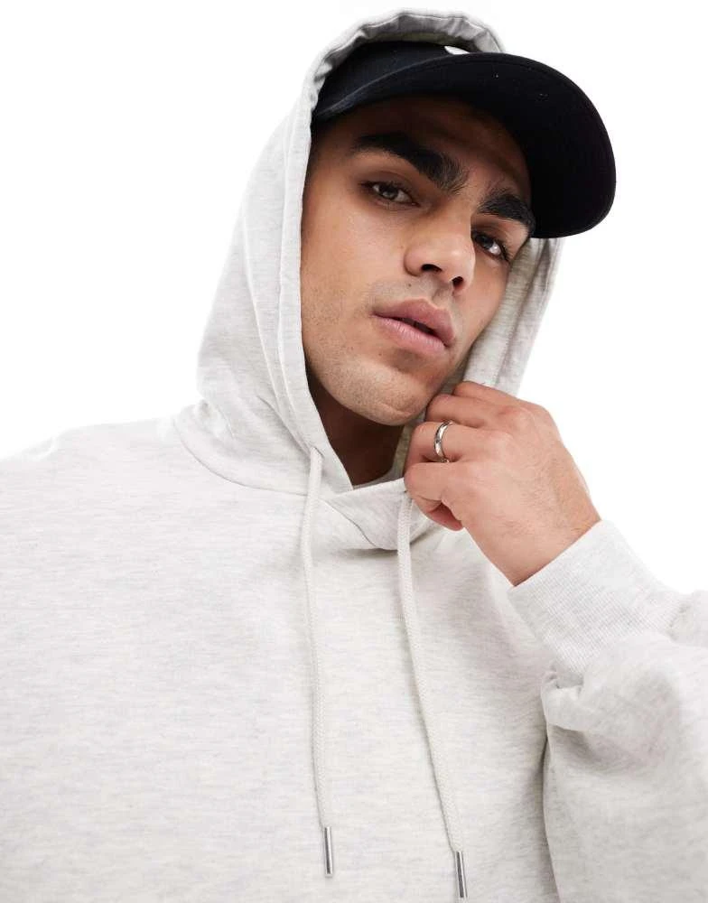 ASOS DESIGN ASOS DESIGN essential extreme oversized hoodie in grey marl ...
