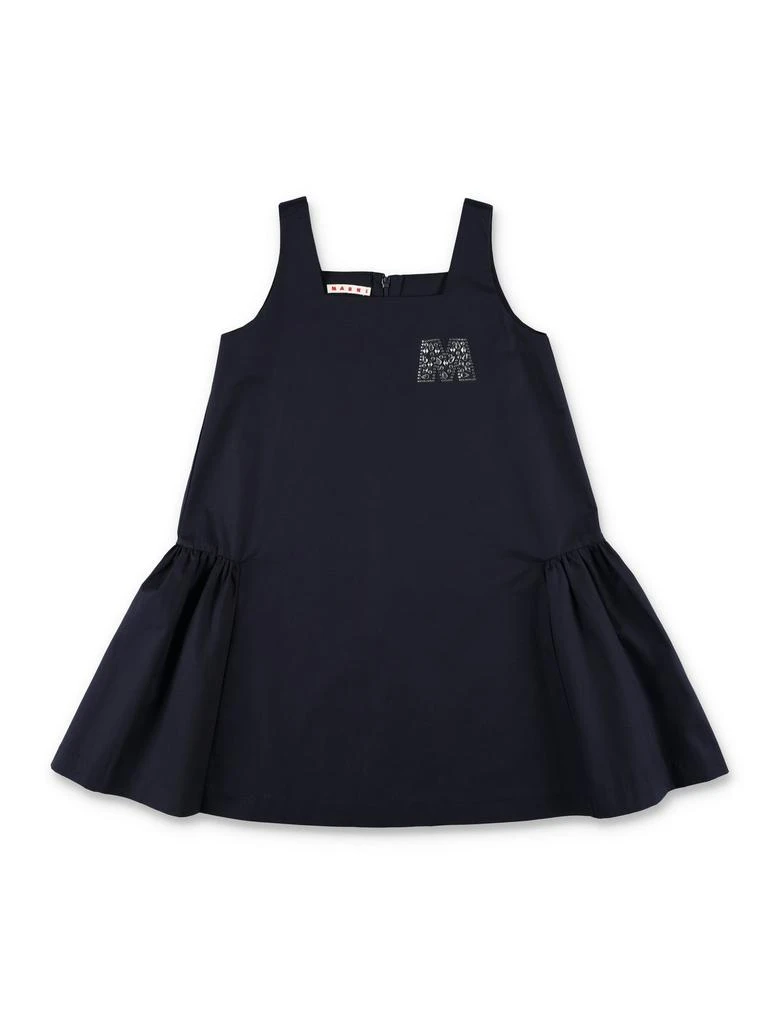 Marni Kids Logo Appliqué Sleeveless Dress – On Sale Now with Up to 59% ...