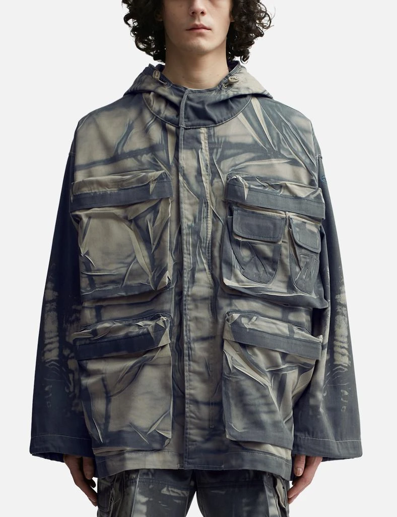 Shop Garment Printed Cargo Jacket on Sale at BeyondStyle – Get 56% Off ...
