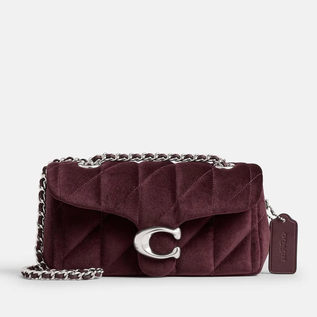 Coach Quilted Velvet Tabby 20 Shoulder Bag - Women's Bags - Free ...