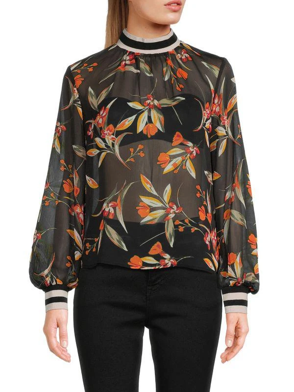 Eloise Floral Crinkle Blouse – On Sale Now with Up to 66% Off ...