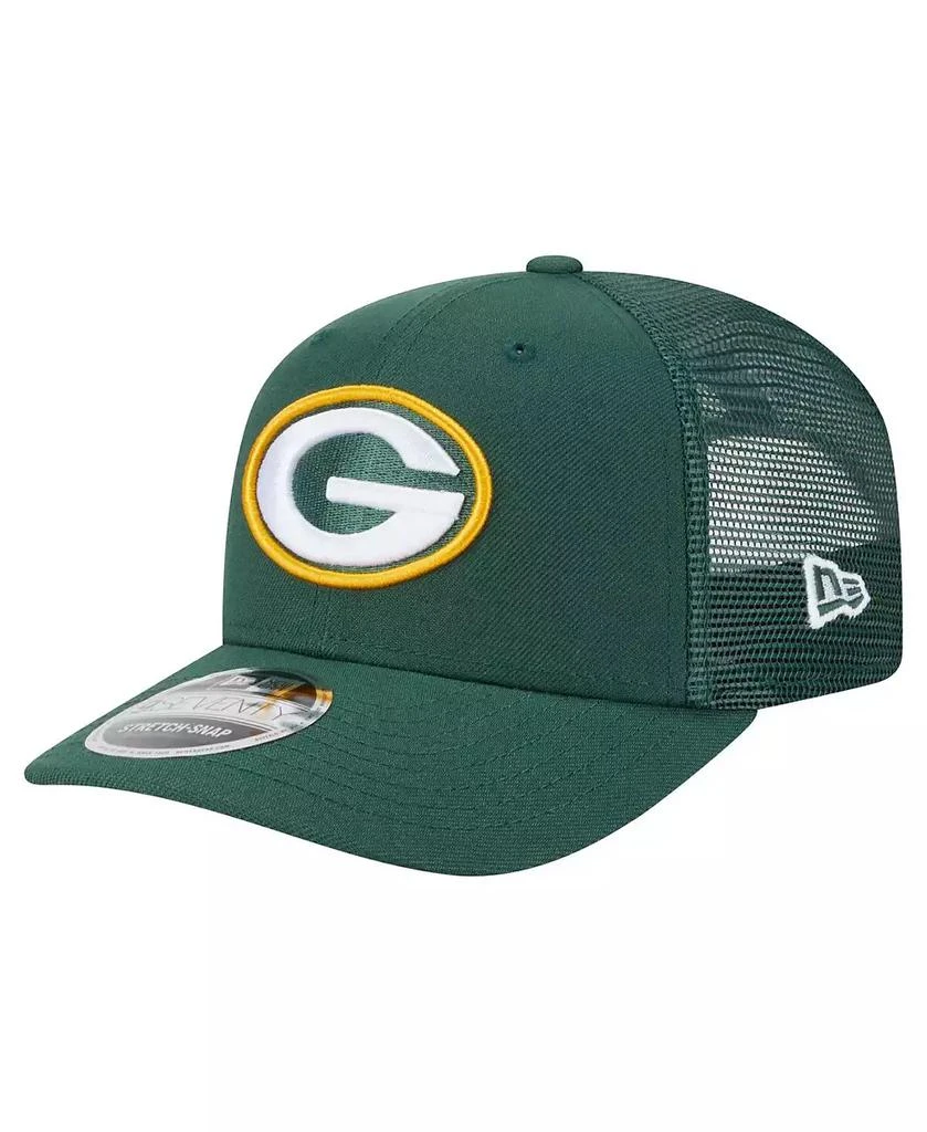 New Era Men's Green Green Bay Packers Main Trucker 9SEVENTY Stretch ...