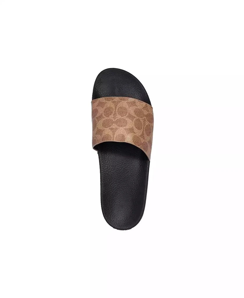 COACH Men's Signature Coated Canvas Pool Slide - Shoes - Free Shipping ...