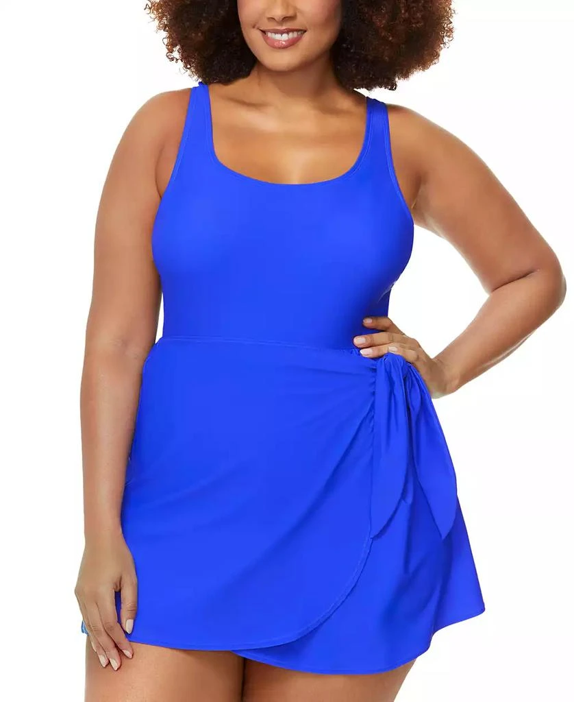 Trendy Plus Size Calabria Swim Dress – On Sale Now with Up to 40% Off ...