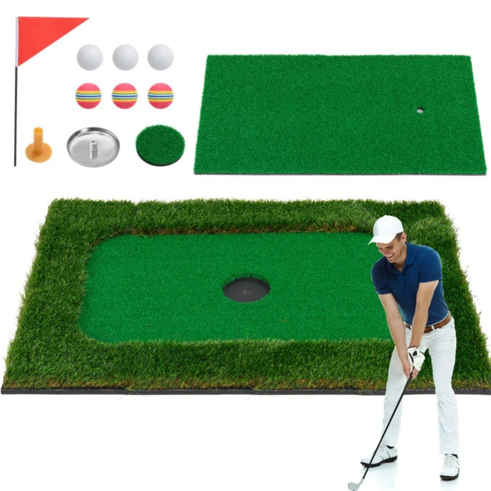 Hivvago Floating Golf Green for Pool with 6 Golf Balls and Golf Flag ...