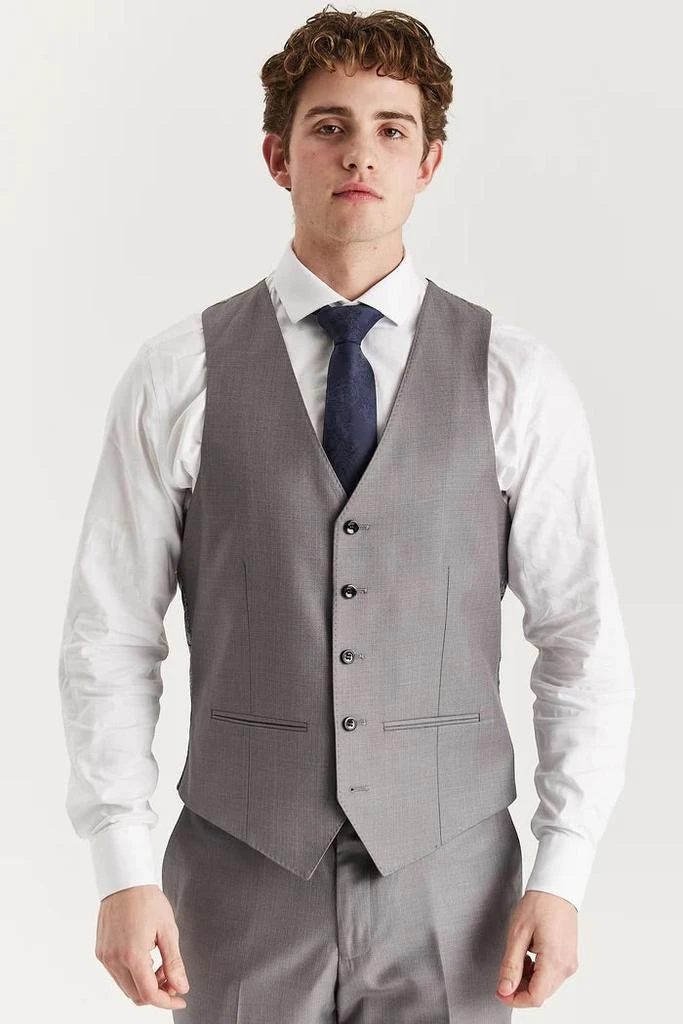 Oliver Tweed (Infinity Leather) Men’s Grey Tailored 3 Piece Suit Formal ...