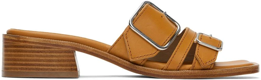 A.P.C. Tan Aly Heeled Sandals - Sandals - BeyondStyle