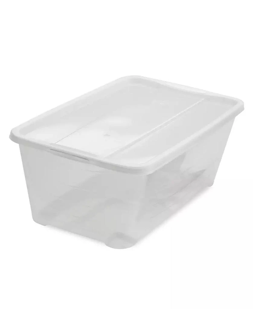 Life Story 6L Shoe and Closet Storage Box Stacking Containers, Clear ...