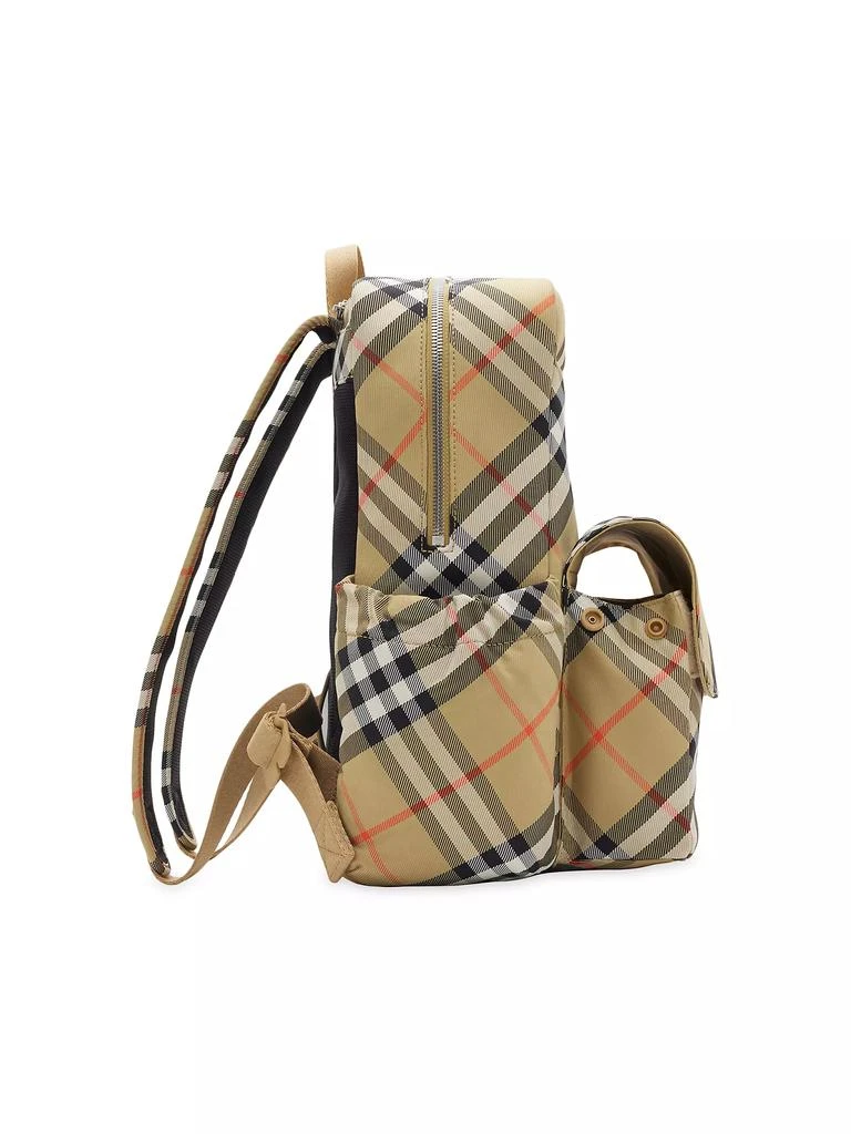 Burberry Kid's Check Nylon & Leather Backpack - Luggage & Travel Gear ...