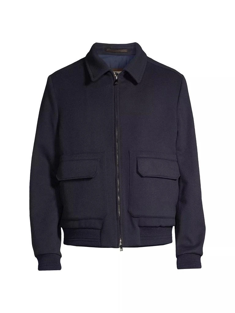 Corneliani Wool Bomber Jacket - Jackets - Free Shipping - BeyondStyle