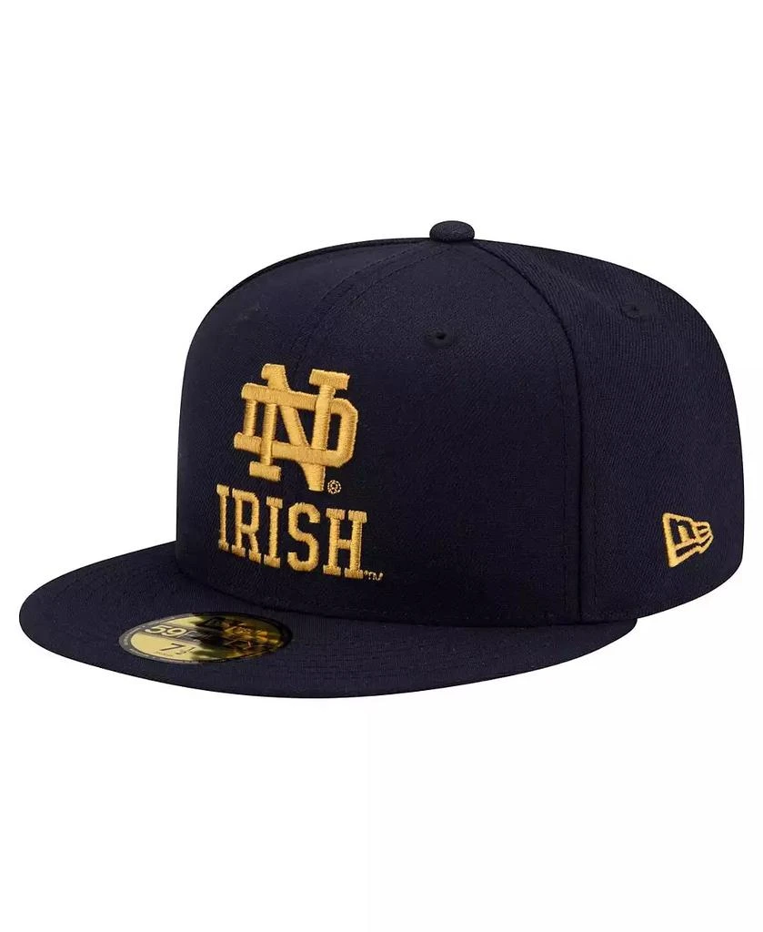 New Era Men's Navy Notre Dame Fighting Irish 59FIFTY Fitted Hat - Hats ...