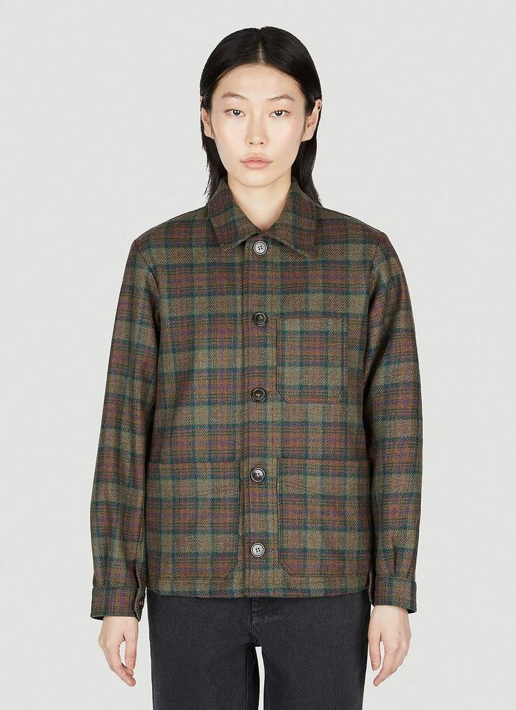 A.P.C. Julia Check Jacket - Jackets - BeyondStyle