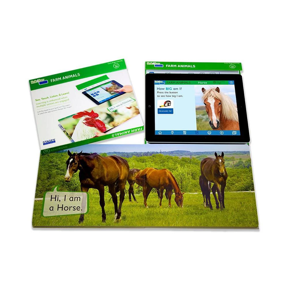 Stages Learning Materials Linf4fun Farm Animals Interactive Board Book ...