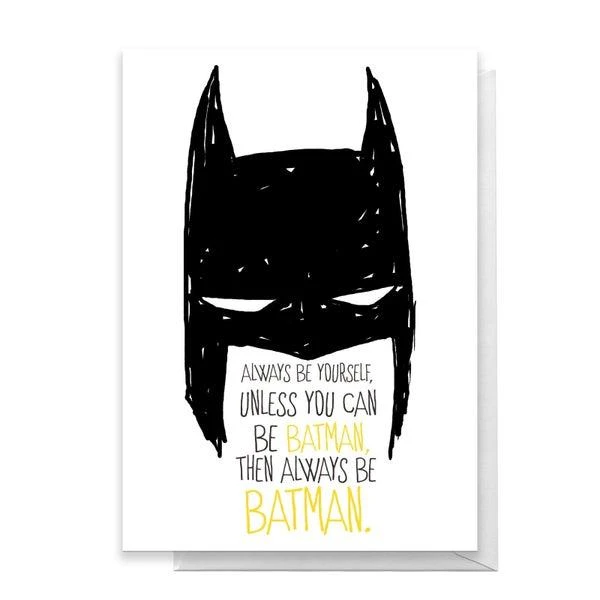 Original Hero Batman Always Greetings Card - BeyondStyle