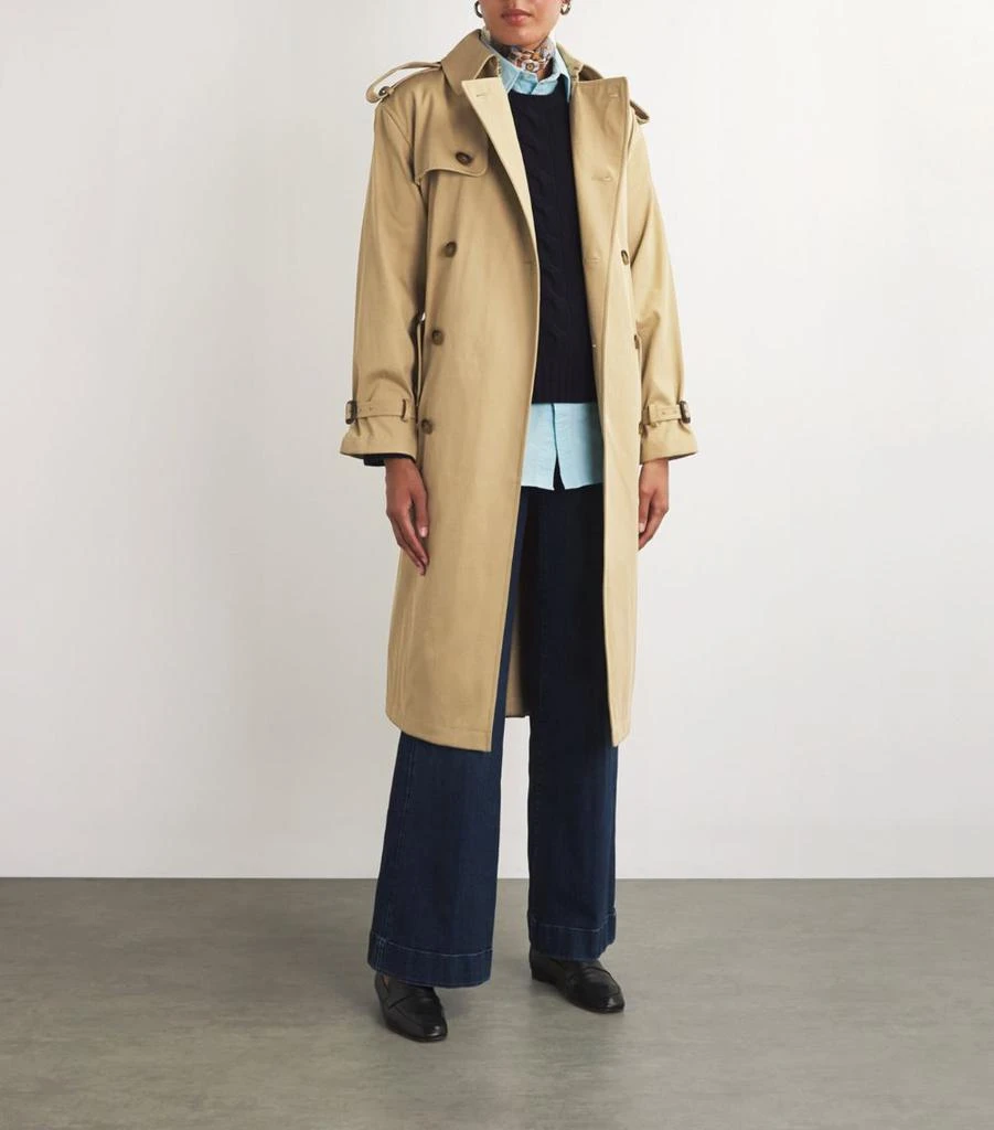 Polo Ralph Lauren Double-Breasted Trench Coat - Coats - BeyondStyle