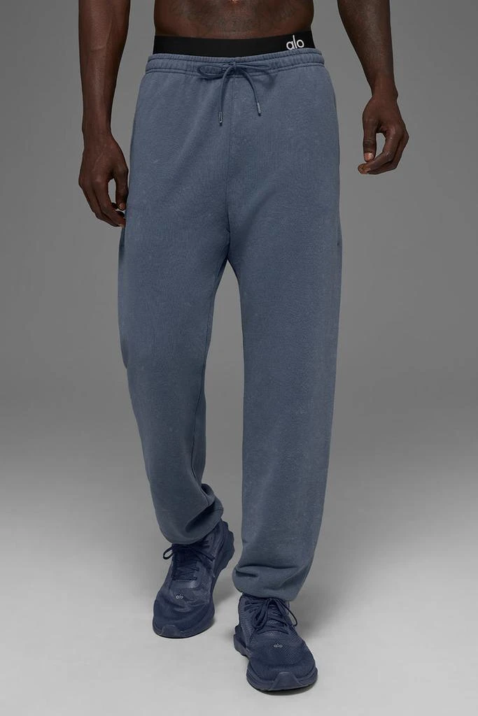 Alo Chill Vintage Wash Sweatpant - Bluestone Wash - Pants - Free ...