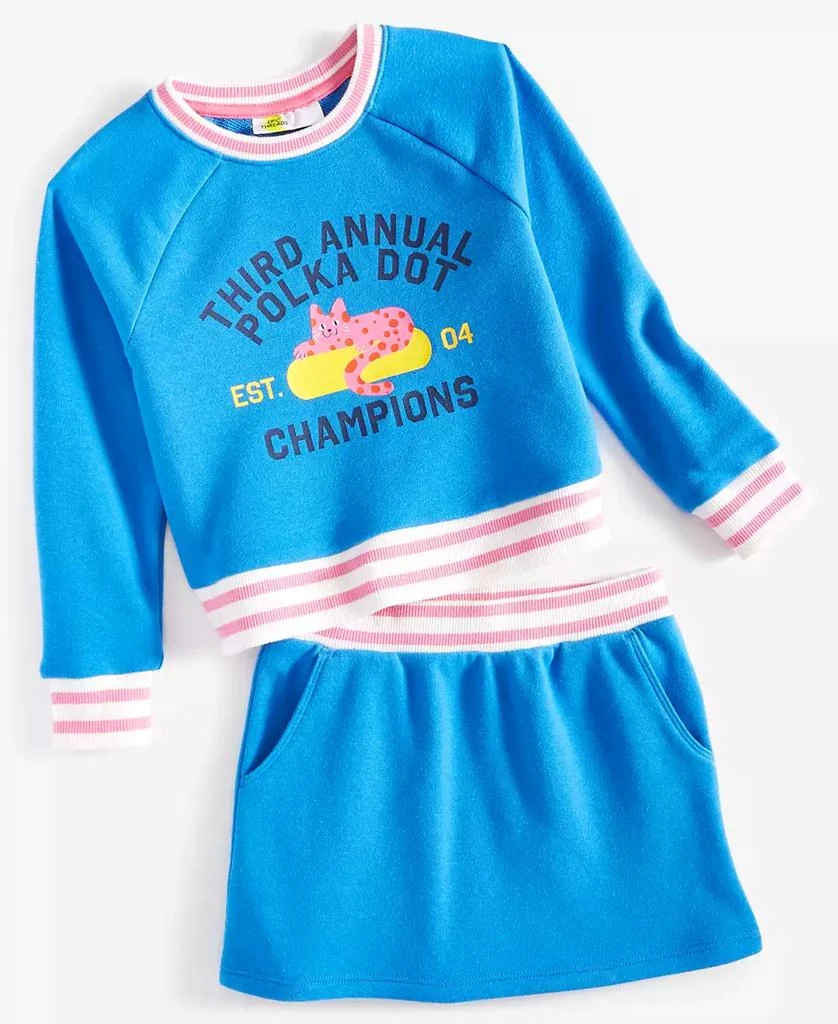 Shop Toddler Girls Polka Dot Champs Top & Skirt, 2 Piece Set, Created ...