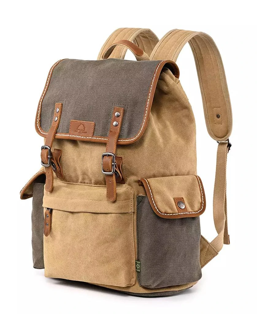 TSD BRAND Mountain Wood Canvas Backpack - Backpacks - Free Shipping ...