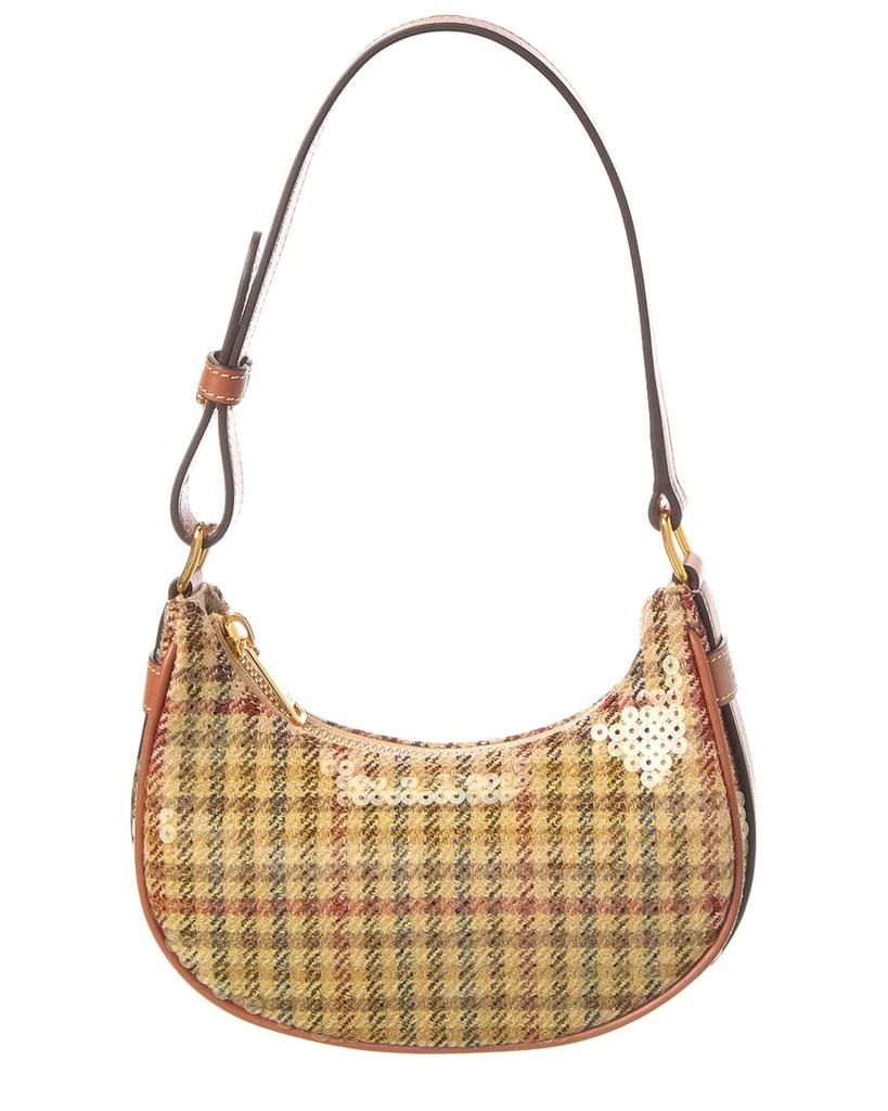 Celine CELINE Ava Mini Tweed & Leather Hobo Bag - Tote Bags - Free ...
