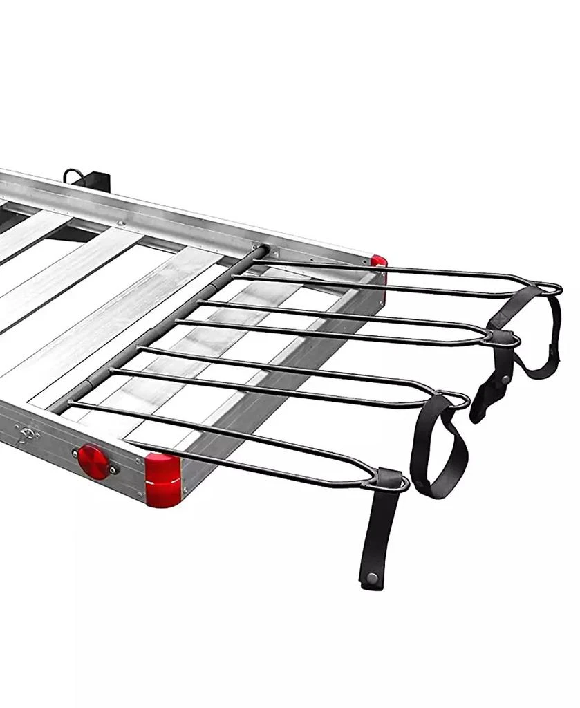 Tow Tuff 500 Pound Load Capacity Heavy Duty 2 in 1 Aluminum Adjustable ...