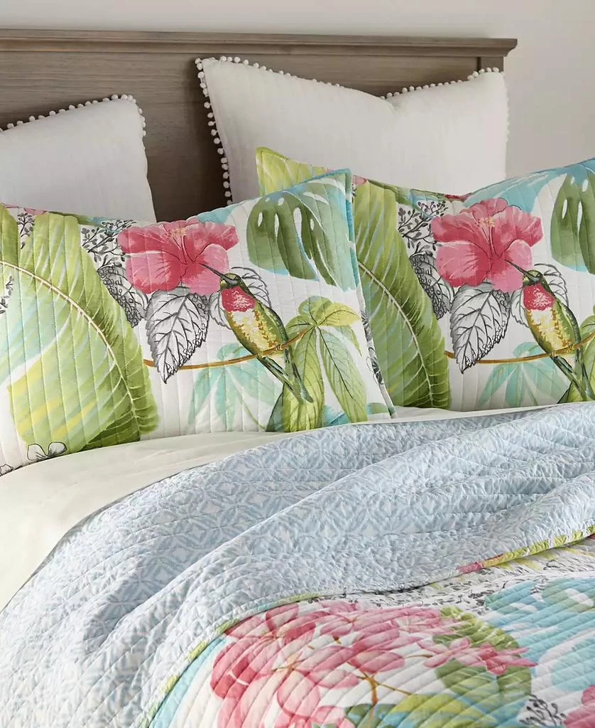 Levtex Kalani Tropical Motif Reversible 3-Pc. Quilt Set - Free Shipping ...