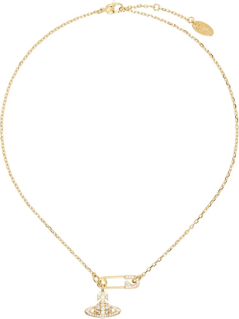 Vivienne Westwood Gold Lucrece Pendant Necklace - Necklaces - BeyondStyle