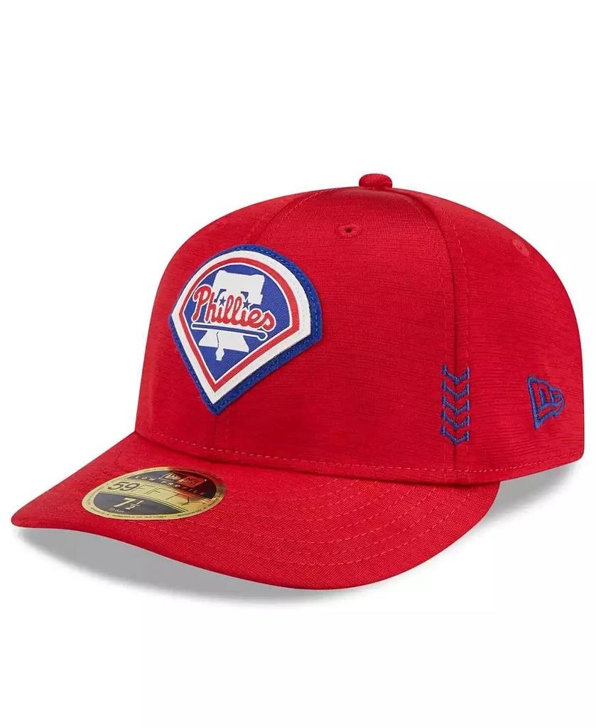 New Era Men's Red Philadelphia Phillies 2024 Clubhouse Low Profile ...