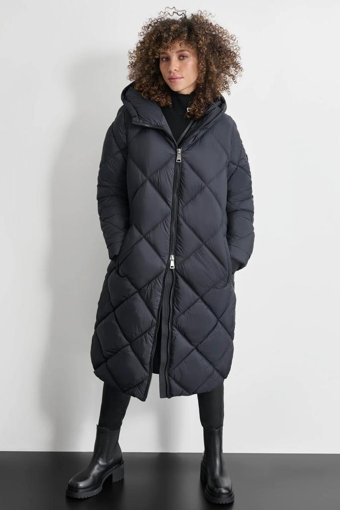 DKNY SILKY LONG QUILTED PARKA - Coats - Free Shipping DKNY SILKY LONG QUILTED PARKA - Coats - Free Shipping