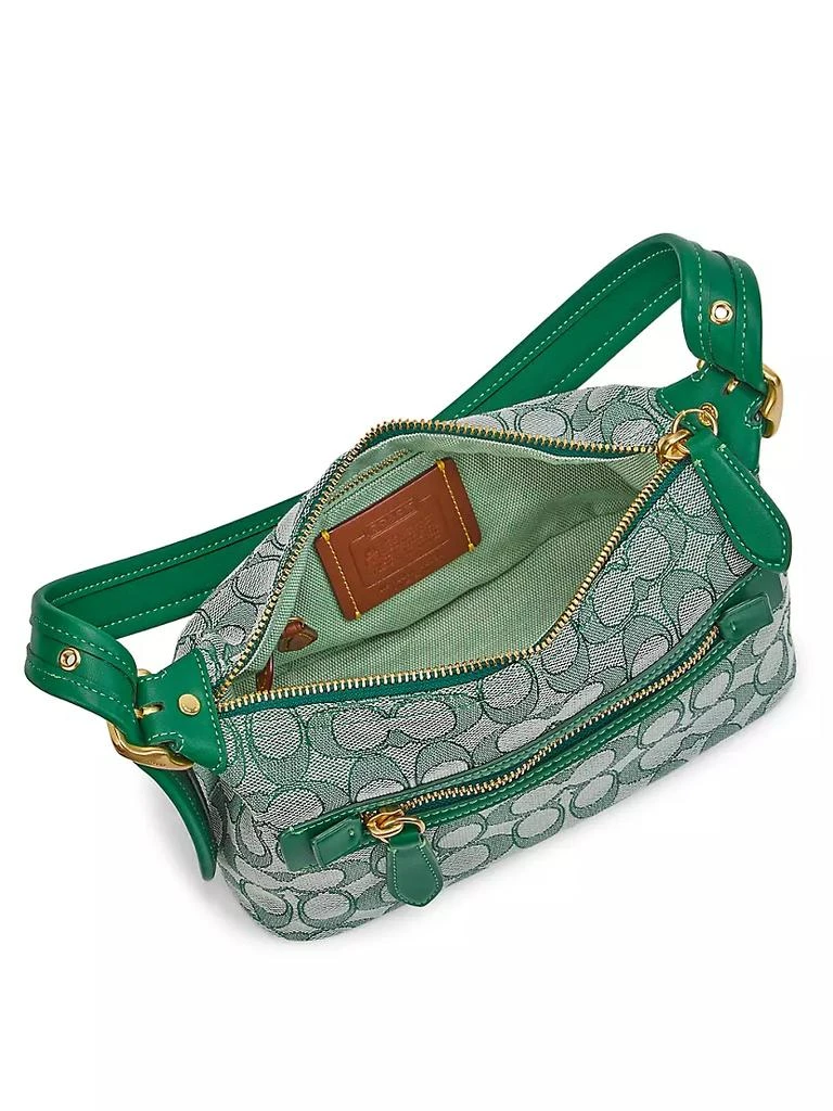 COACH Demi Signature Jacquard Shoulder Bag - Bags - BeyondStyle