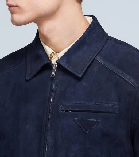 Prada Suede leather jacket - Jackets - Free Shipping - BeyondStyle