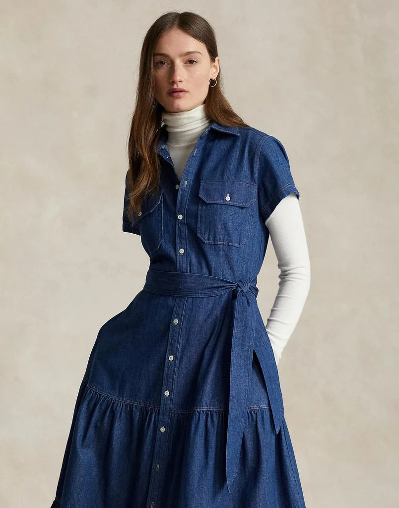 Ralph Lauren Denim Dress Dresses And Skirts Free Shipping Beyondstyle 8207