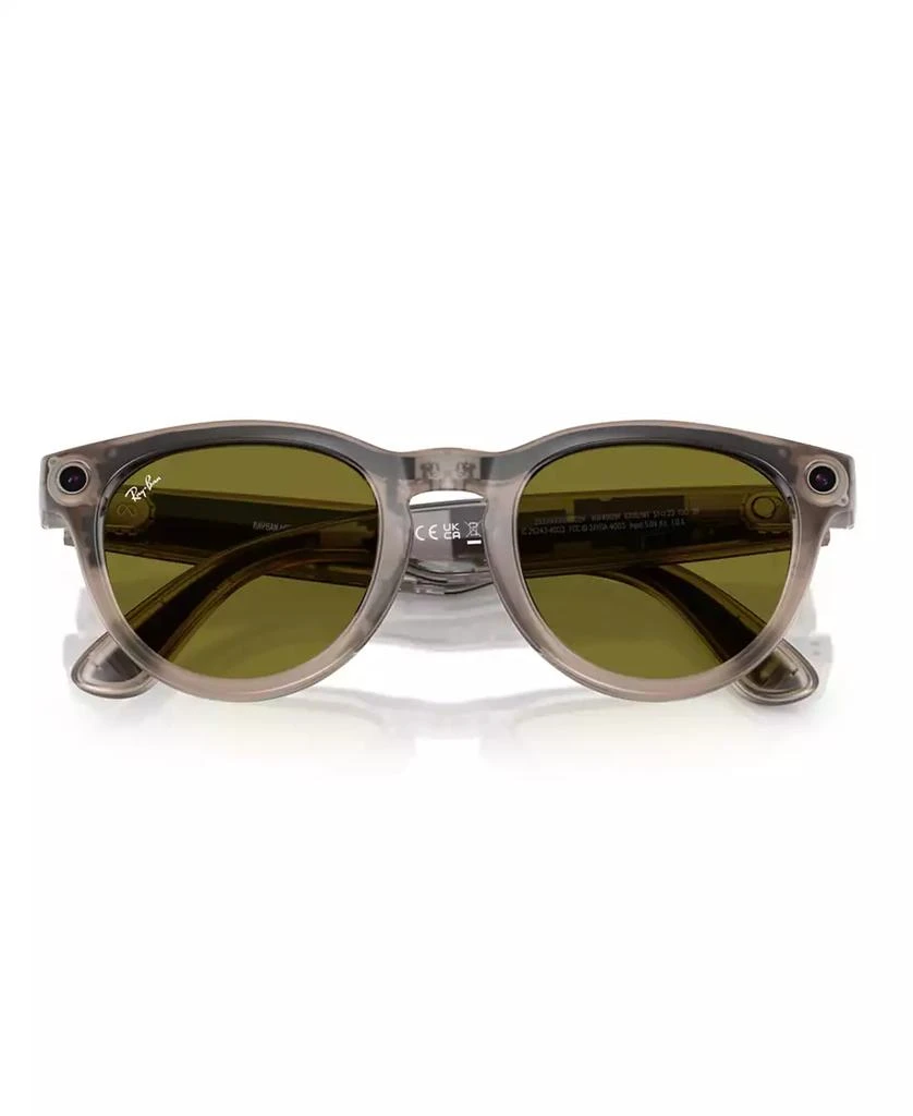 Ray-Ban Meta Headliner, Low Bridge Fit Unisex Photocromic AI Sunglasses ...