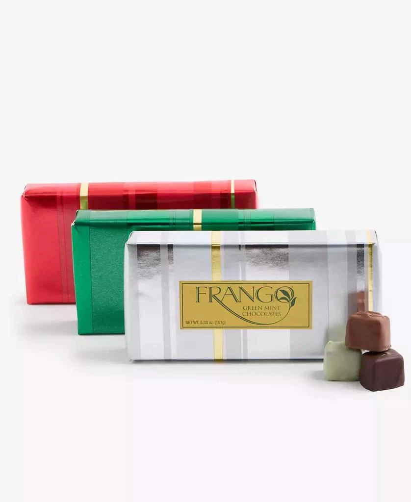 Shop 3 Pack 1/3 LB Wrapped Milk Chocolate, Dark Chocolate, Green Mint ...