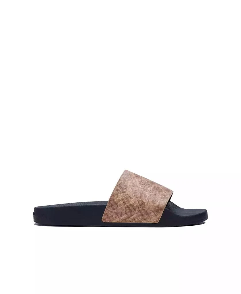 COACH Men's Signature Coated Canvas Pool Slide - Shoes - Free Shipping ...