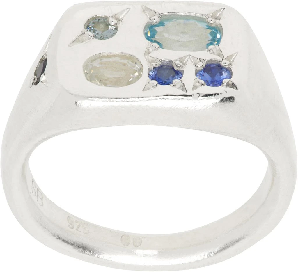 Shop Silver Slim Tablet Ring on Sale at BeyondStyle – Get 56% Off ...