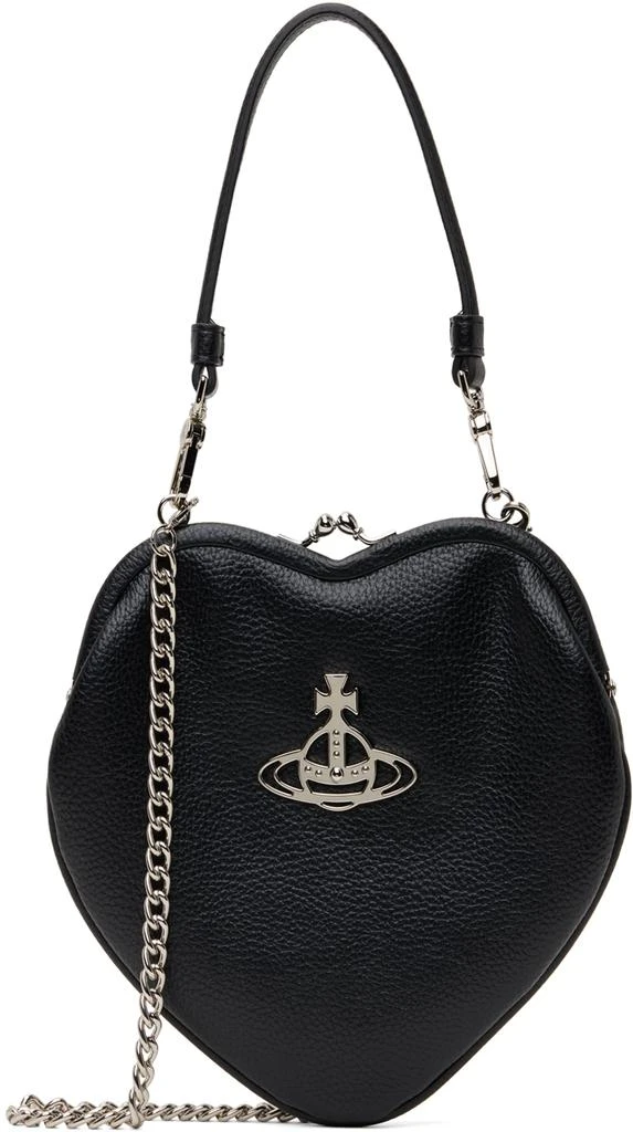 Vivienne Westwood Black Belle Heart Frame Bag - Travel Bags - BeyondStyle