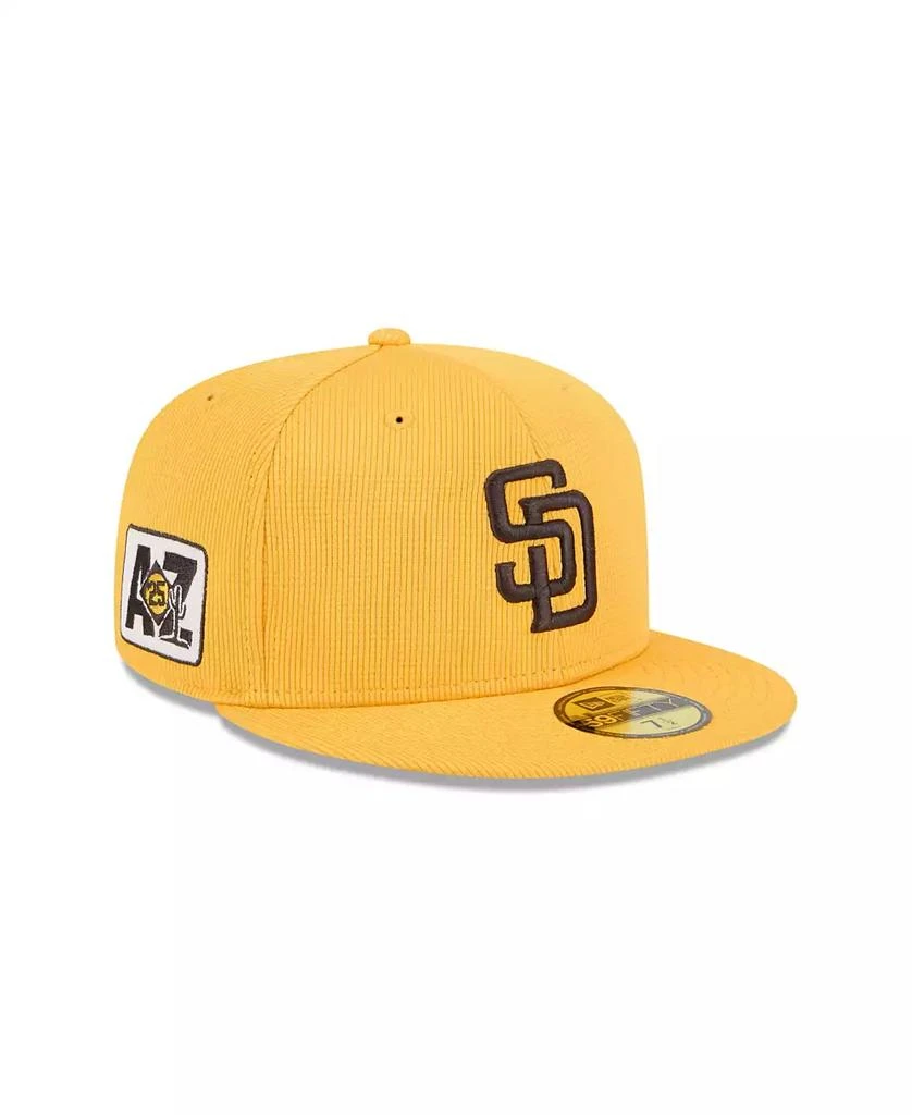 New Era Men's Yellow San Diego Padres 2025 Spring Training 59FIFTY ...